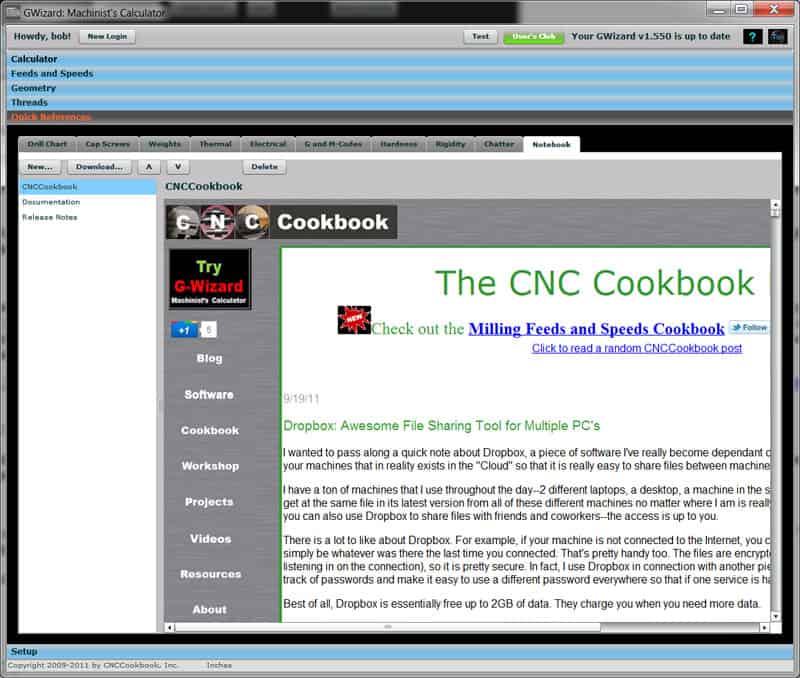 Idea Notebooks - CNCCookbook: Be A Better CNC'er